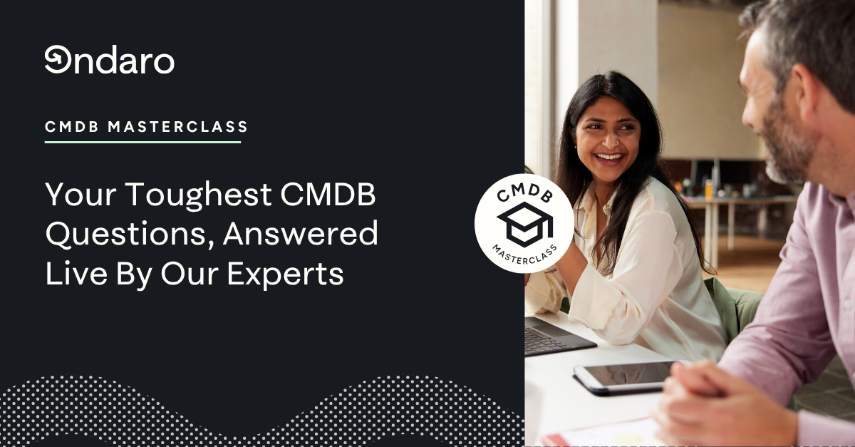CMDB MasterClass: Part 10