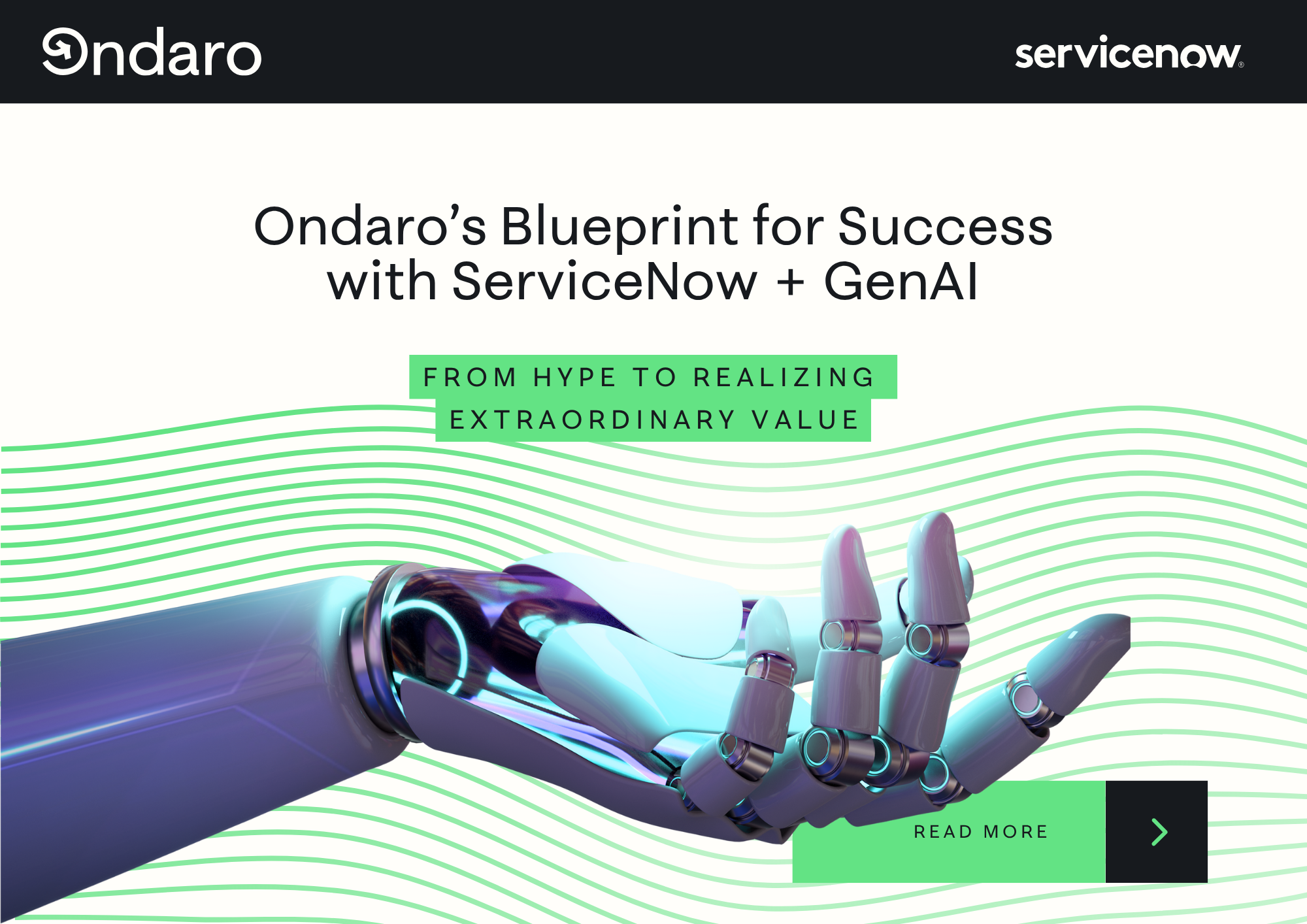 Ondaro's blueprint for success with ServiceNow + GenAI